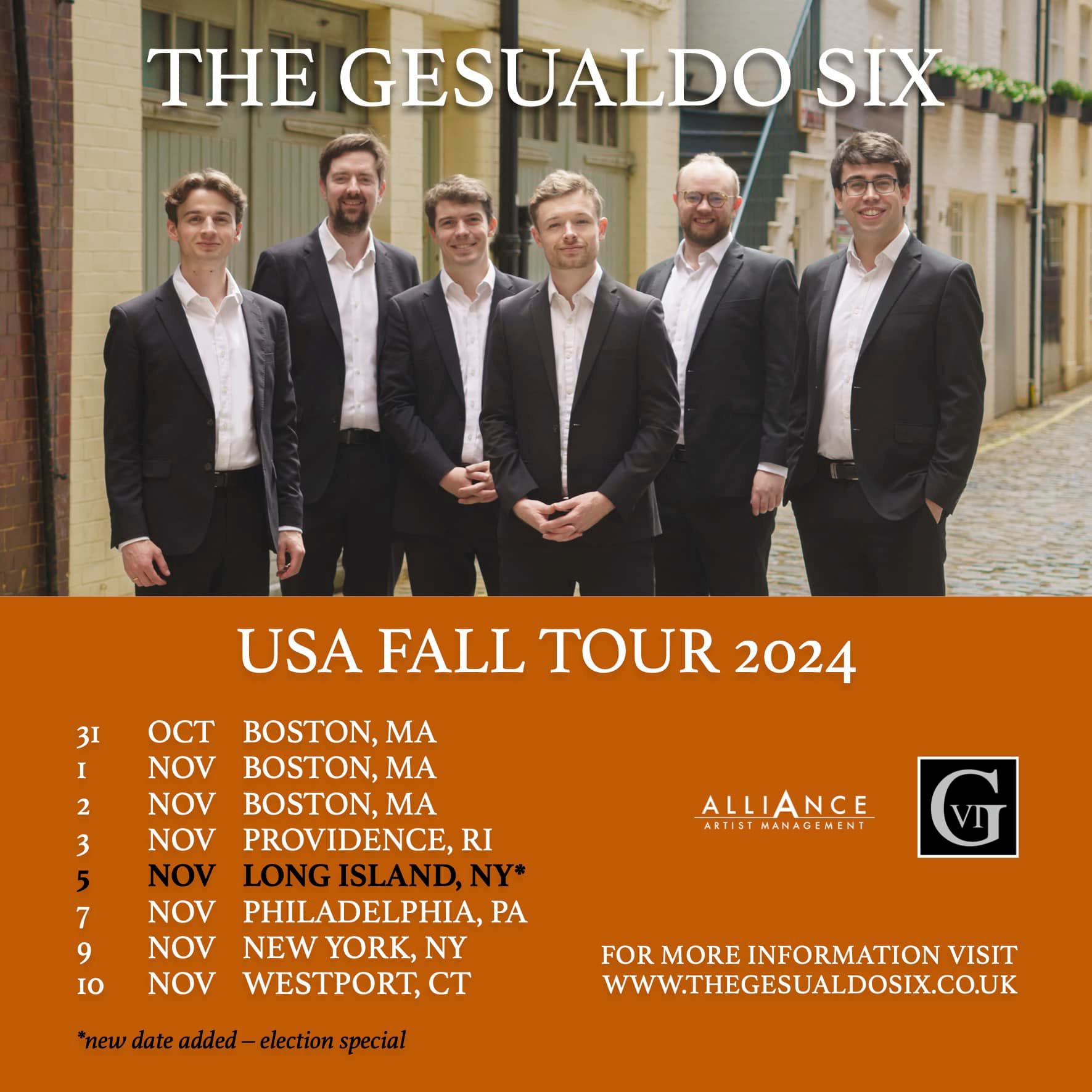 USA Fall Tour 2024 - The Gesualdo Six